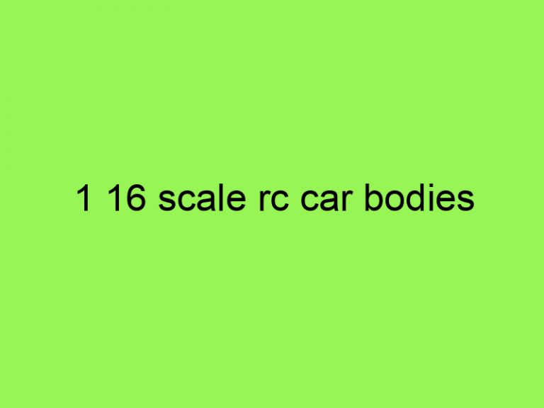 1 16 scale rc car bodies - righthanddrivejeeps.com