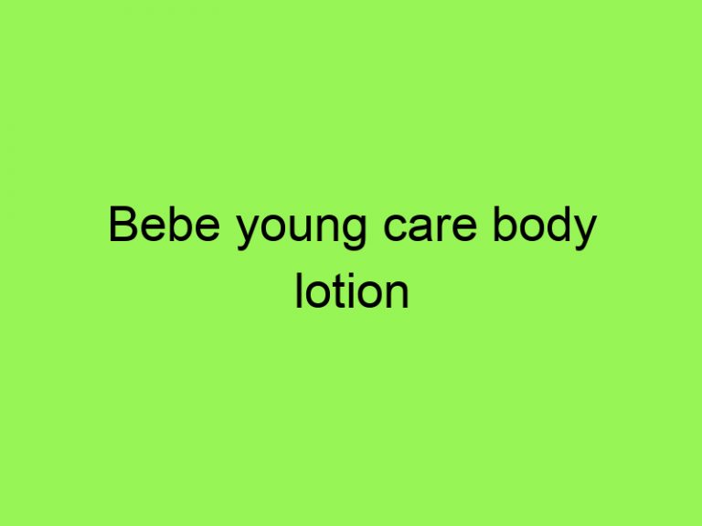Bebe young care body lotion - righthanddrivejeeps.com